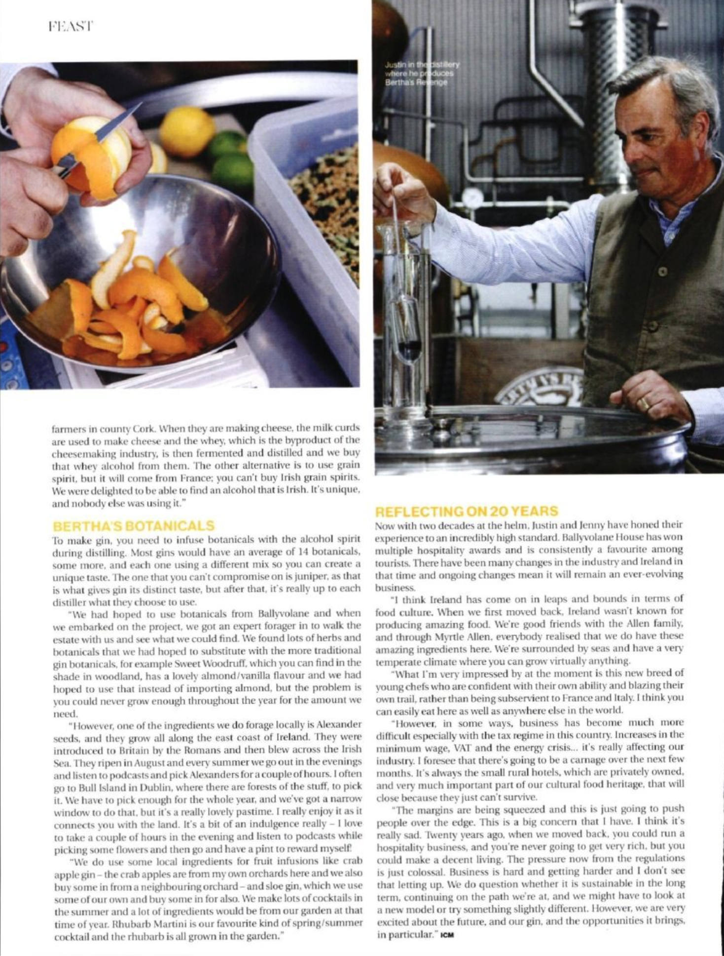 Irish Country Living Magazine ‘MILKING IT FOR ALL ITS WORTH’ by Dee Laffan